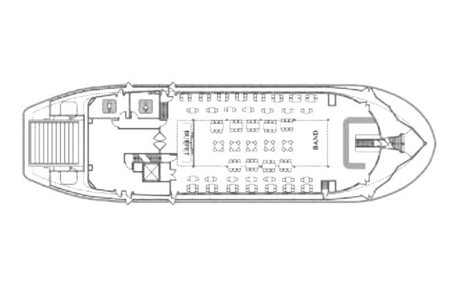 Floor Plans Riverboat City of New Orleans | Steamboat Natchez